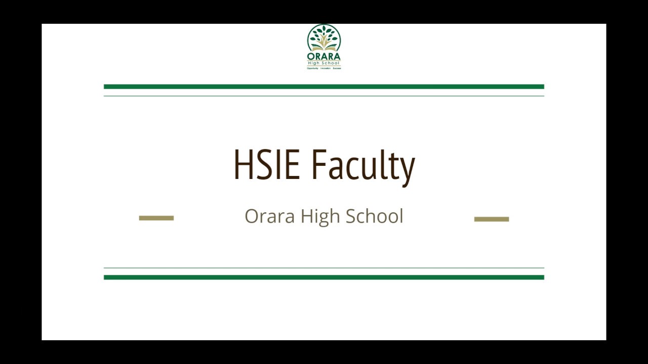 HSIE Subject Selection Template - Google Slides - YouTube