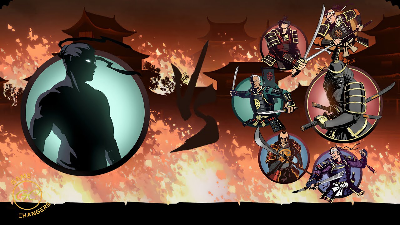 Shadow Fight 2:Act 6 Iron Reign |Defeat Shogun And His Bodyguards ...
