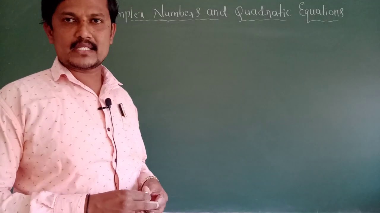 PU I COMPLEX NUMBERS class 1 by BASAVARAJ R BHAVIKATTI - YouTube