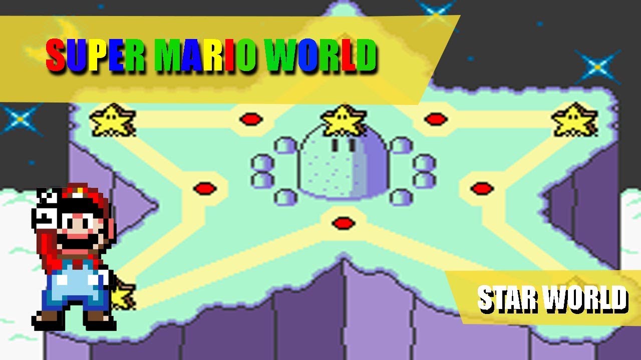 Guía SUPER MARIO WORLD | Mundo estrella (Star World) - YouTube