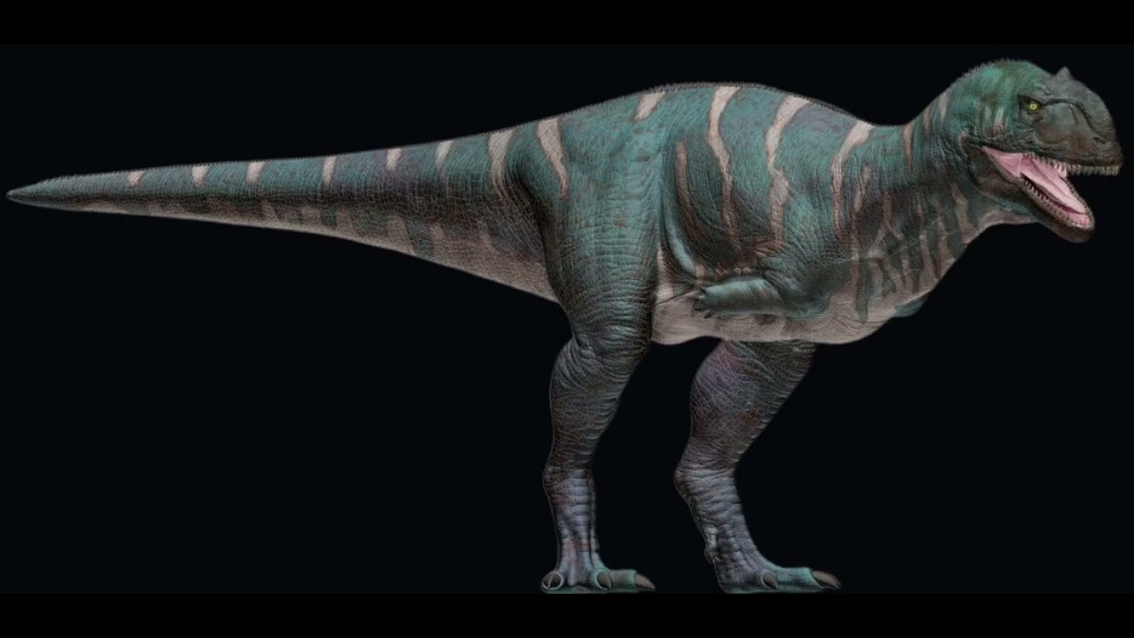 jurassic world chaos theory: majungasaurus sound effects - YouTube