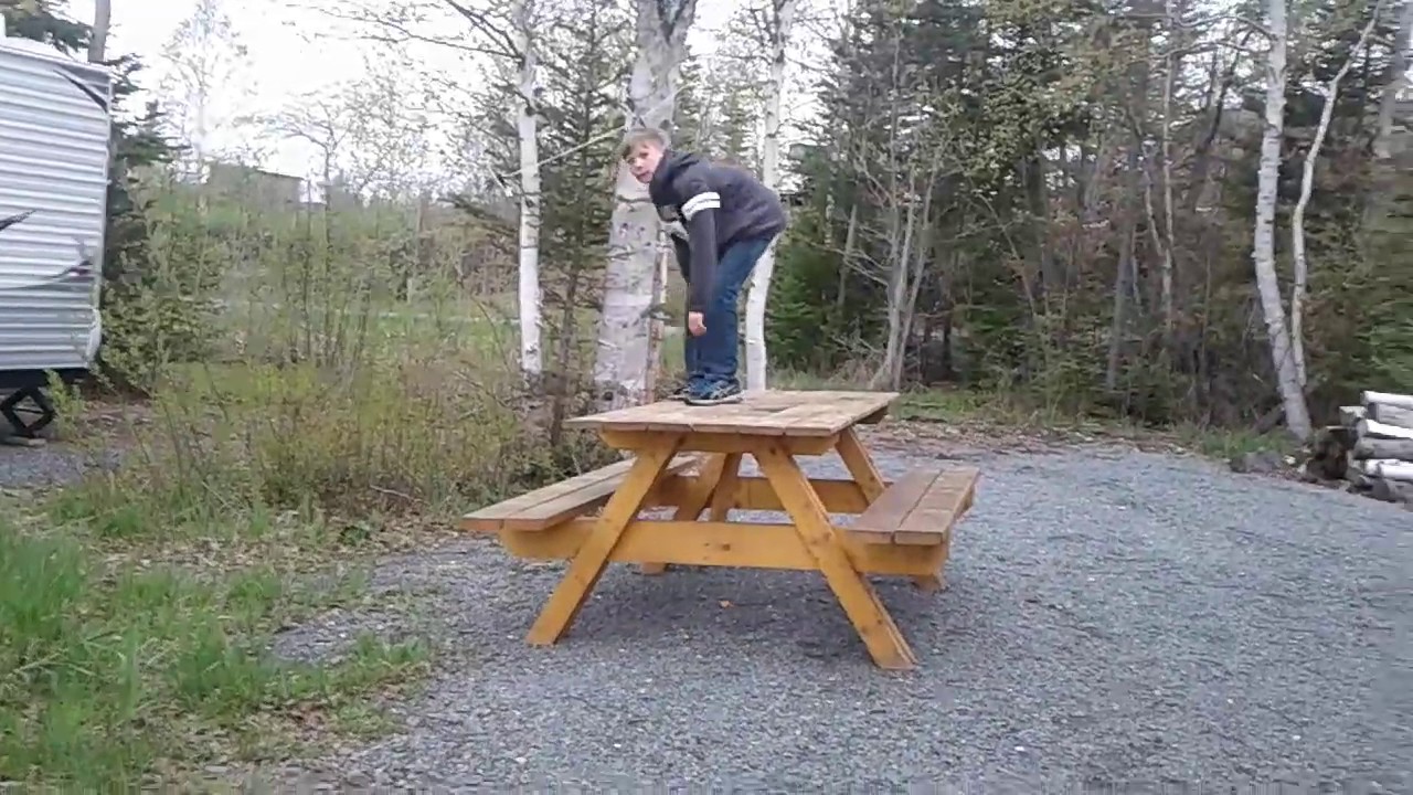 Part 2 of camper jump - YouTube