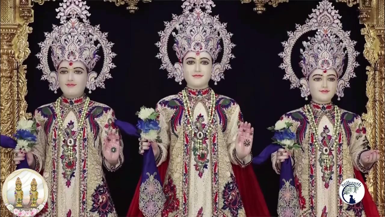 BAPS Shri Swaminarayan Mandir Mumbai arti ||Mandir Darshan New music🎵 ...