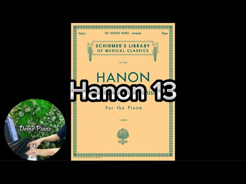 Hanon Exercise No.13 | Demo Piano - YouTube