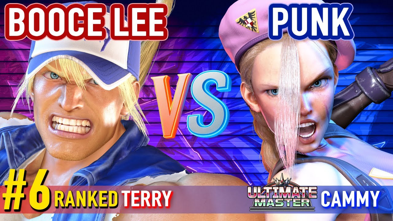 SF6 BOOCE LEE (#6 Ranked Terry) vs PUNK (Cammy) High Level Gameplay ...