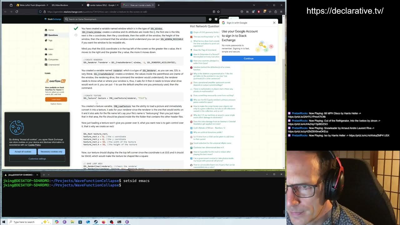 Wave Function Collapse in Haskell! Day 19 - YouTube