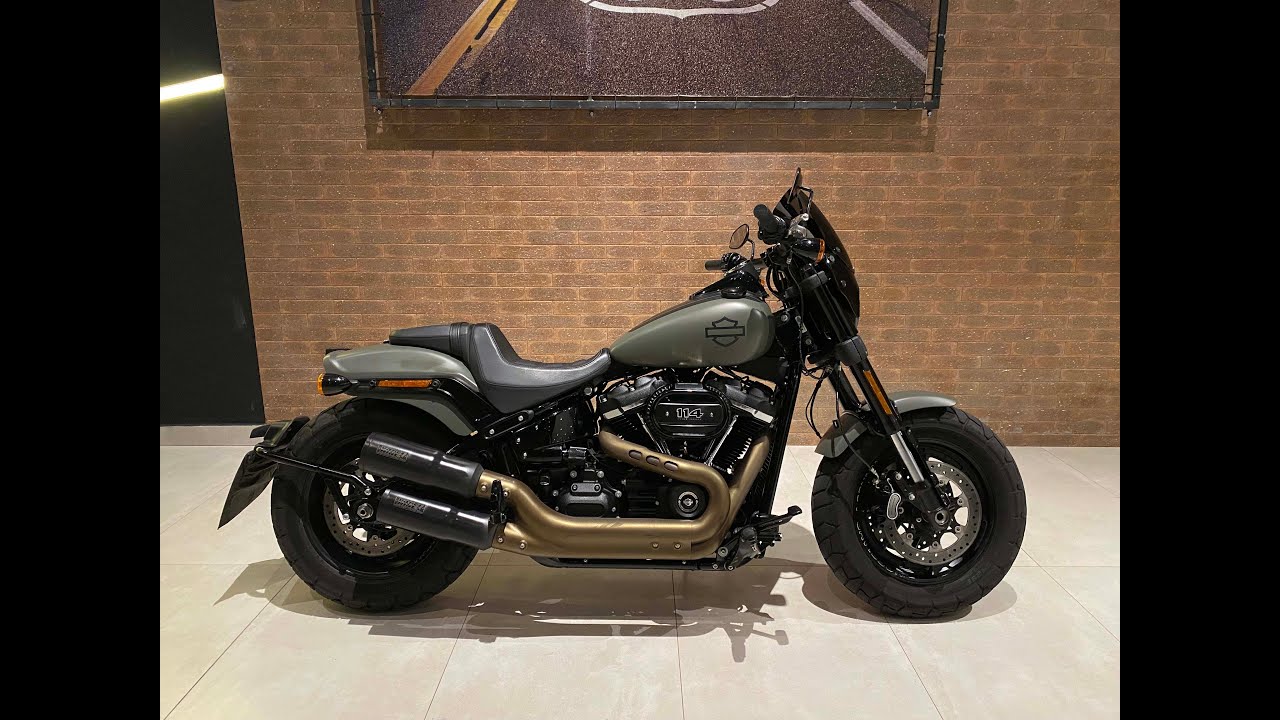 Harley Davidson Fat Bob 114 2021 - YouTube