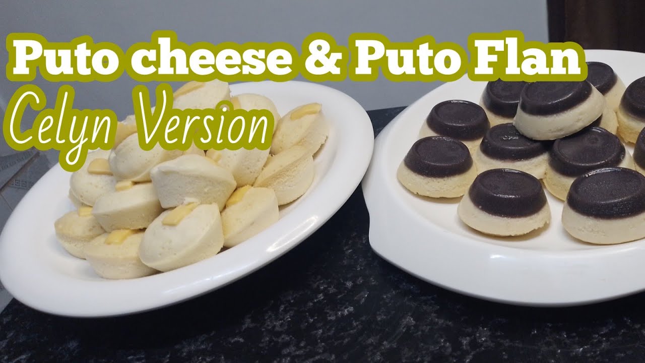 How to cook Puto flan and Puto cheese ng sabay - YouTube