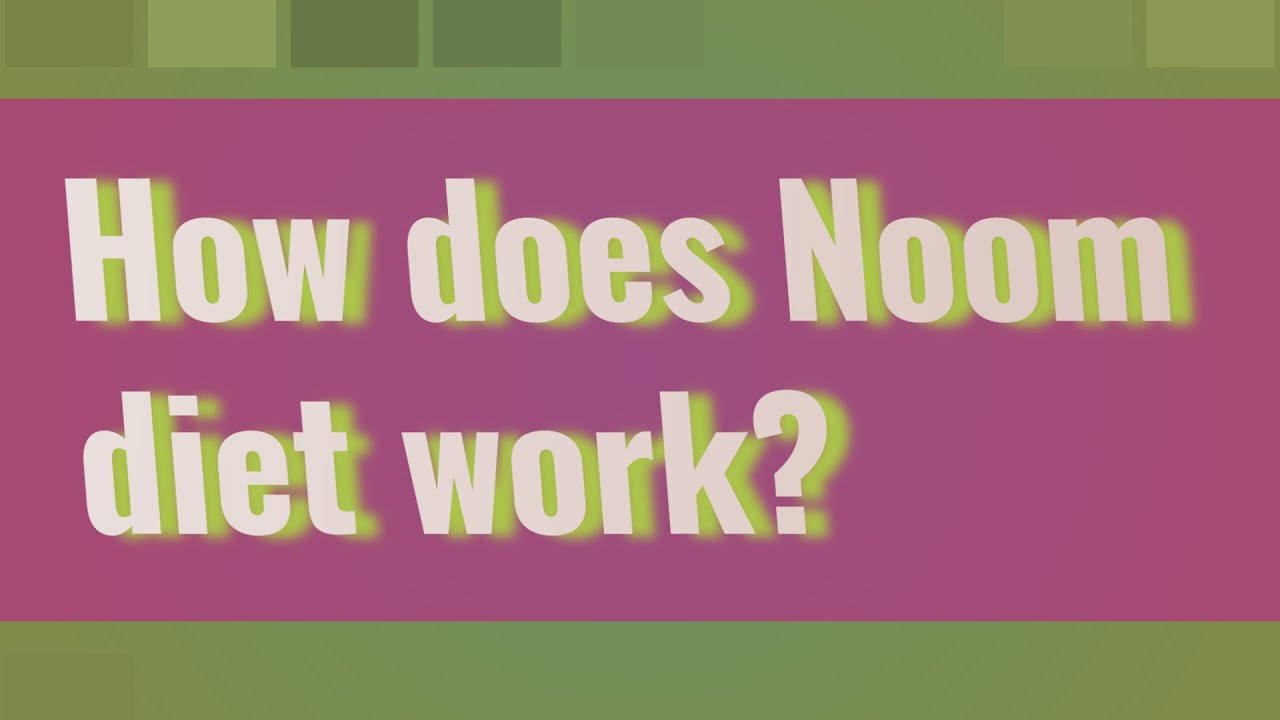 How does Noom diet work? - YouTube