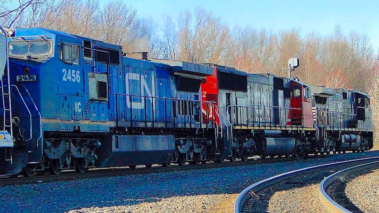 ULTRA RARE CATCH!!! IC 2456 "The Blue Devil" on 64K!! Railfanning the Chemical Coast - YouTube