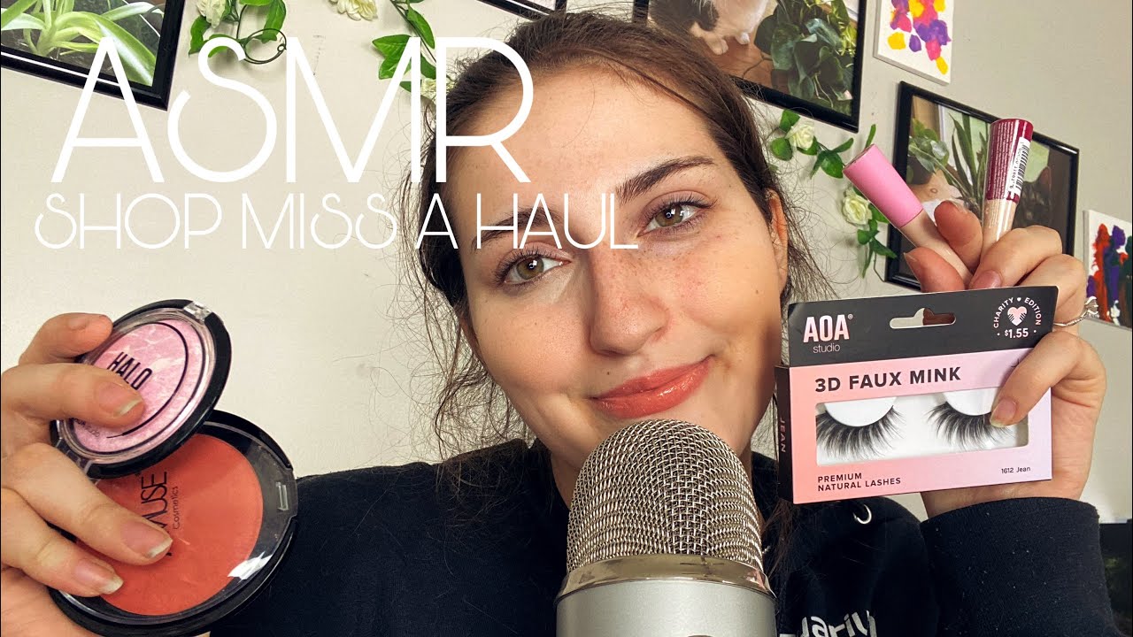 ASMR Shop Miss A Makeup Haul!! - YouTube