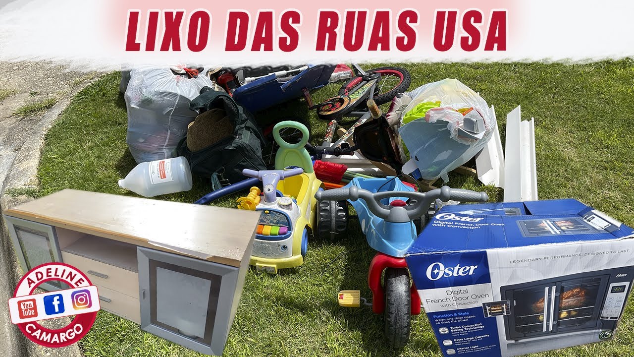 O QUE É DESCARTADO NAS RUAS USA - YouTube