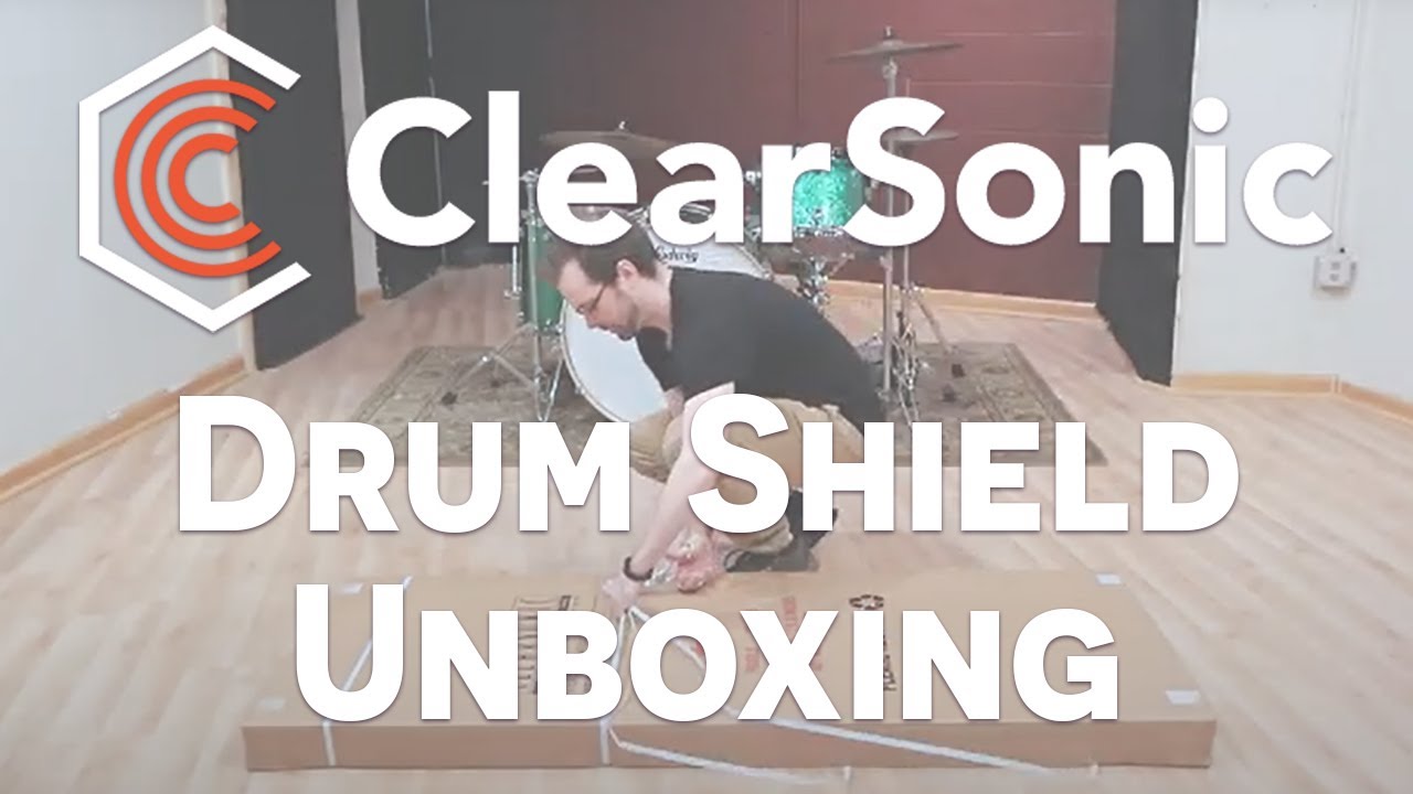 Unboxing A Fully Assembled ClearSonic Drum Shield - YouTube