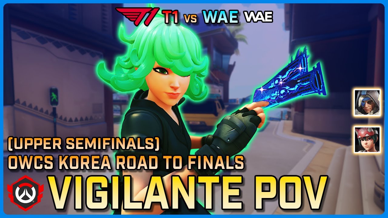 [ Vigilante ] AMAZING Flex Support | T1 vs WAE | OWCS KOR Road to ...