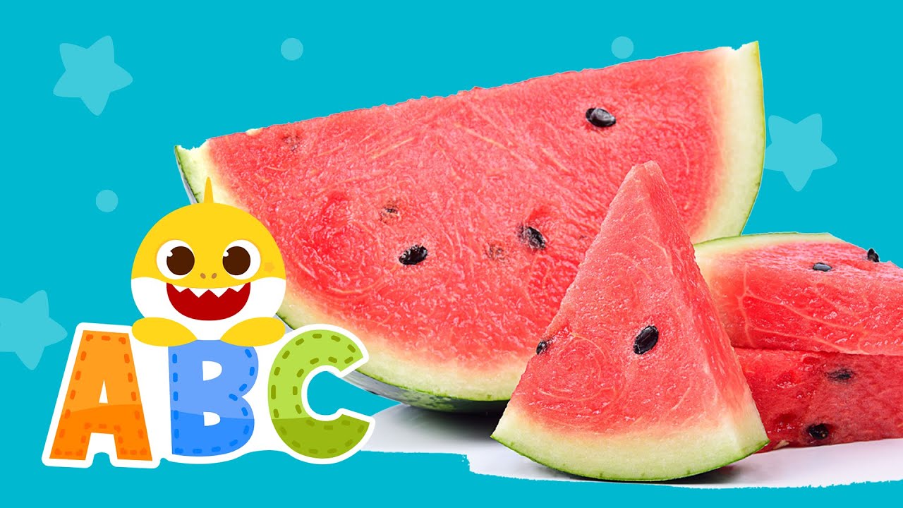 🍎Learn ABC with Fruits & Vegetables | Baby Shark ABC | ABC Songs ...