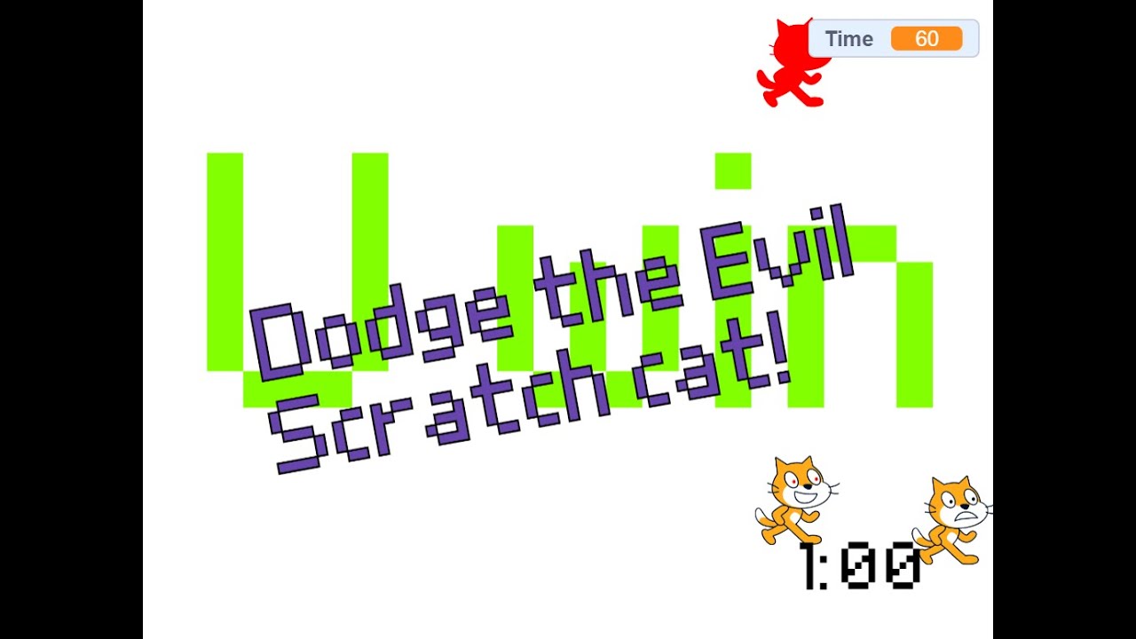 Scratch: Dodge the Evil Scratch cat! - YouTube