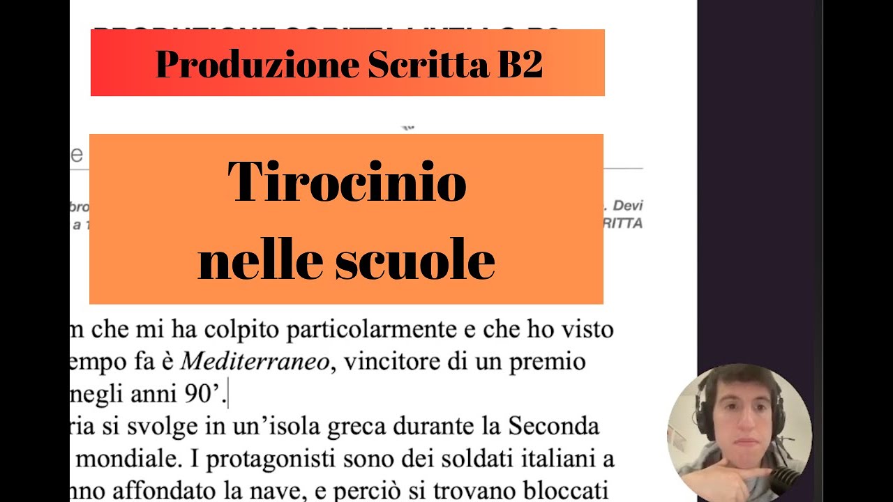 7 - Produzione scritta B2: Tirocinio - YouTube