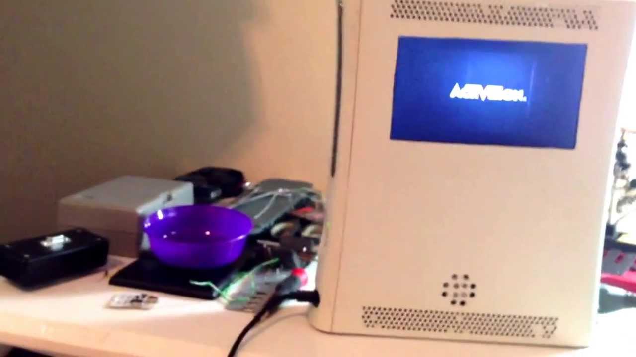 Xbox 360 w/ Built in LCD Screen - YouTube