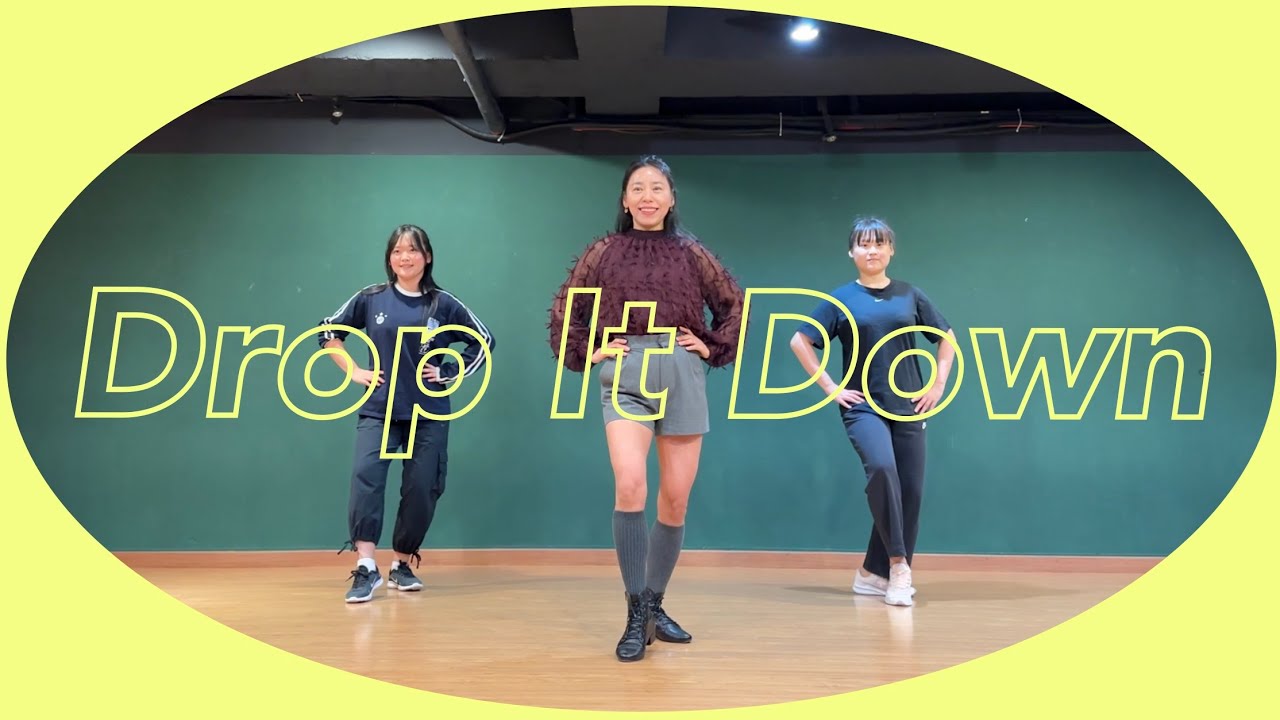 Drop It Down Linedance | 라인댄스 중급 Intermediate level | 피어라인댄스 pearlinedance - YouTube