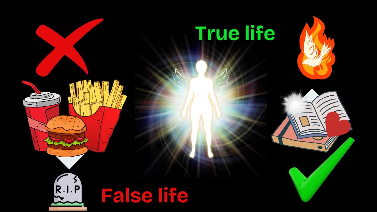 Letting go of the false life into the true life. - YouTube