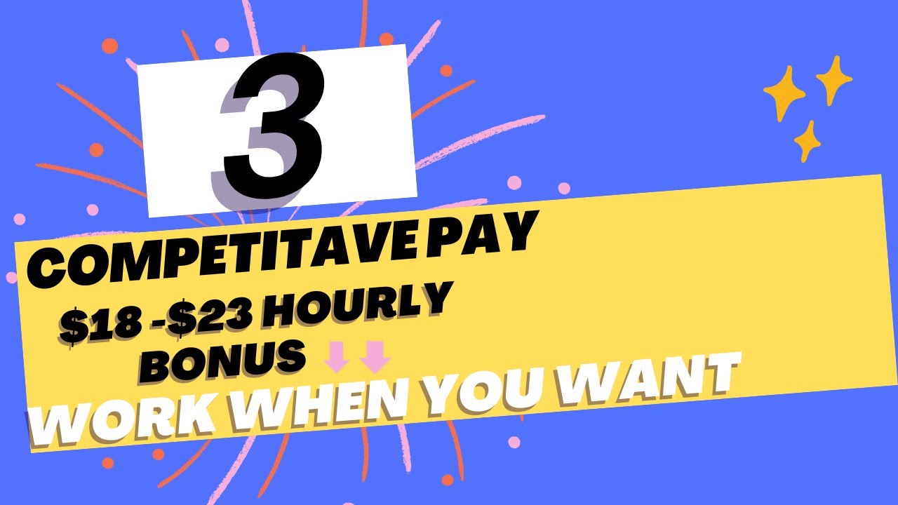 Work From Home today! Great pay 💰Bonus! work when you want flexible ...