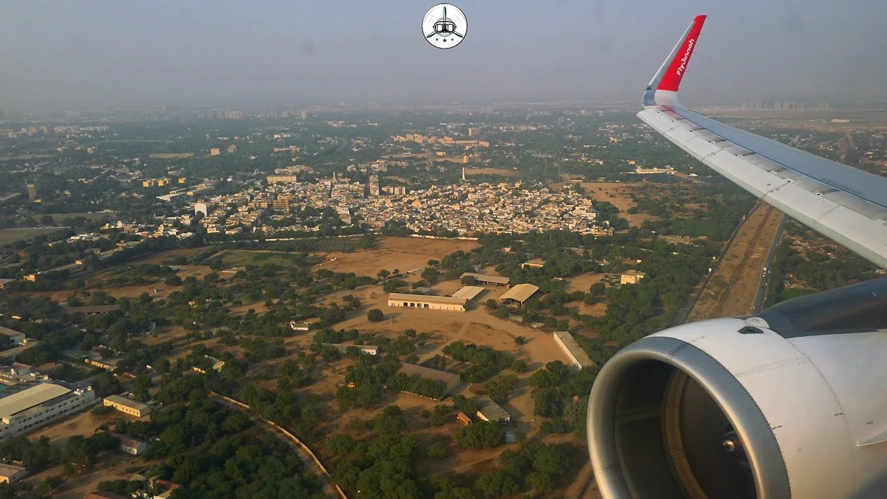 Islamabad to Karachi on Fly Jinnah A320, featuring plane spotting views ...
