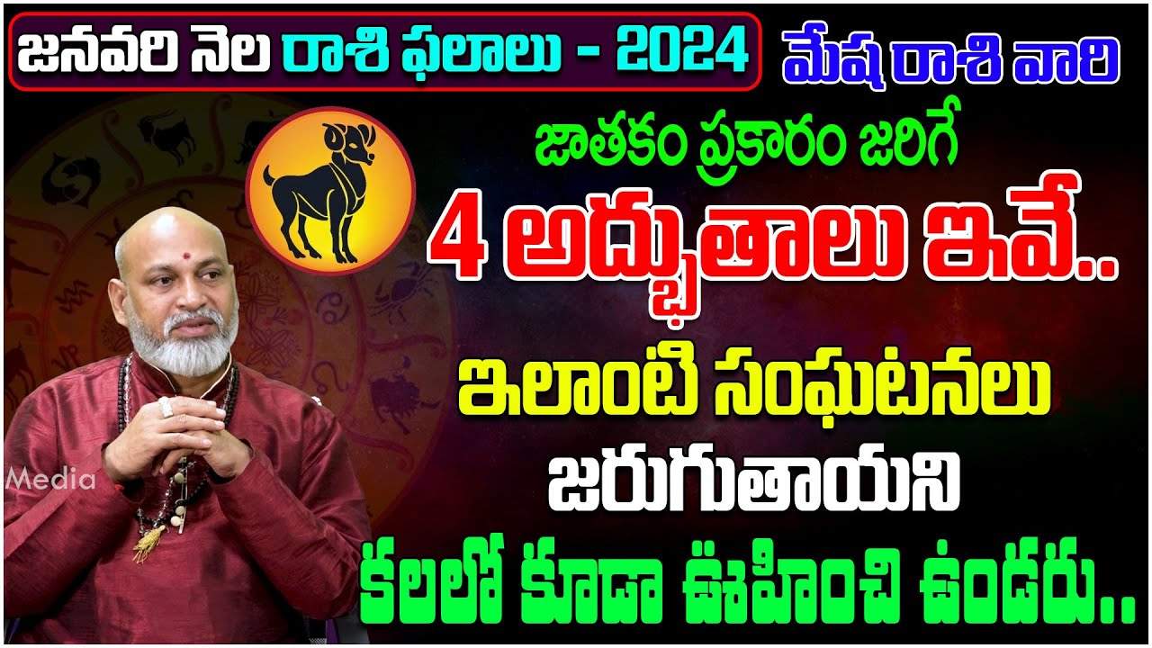 Mesha Rasi Phalalu January 2024 | Mesha Rasi Phalalu | Aries Horoscope ...