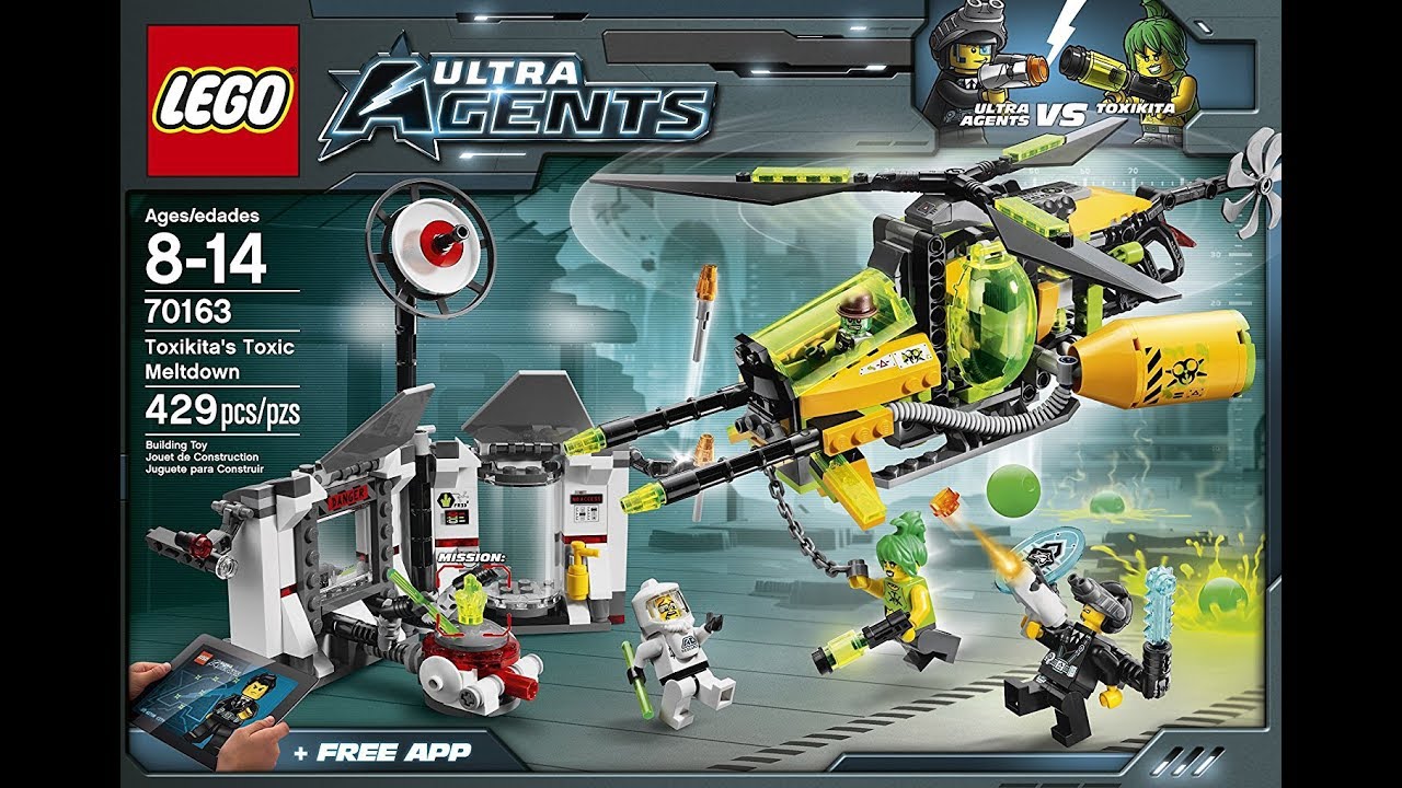 LEGO Ultra Agents Toxikita's Toxic Meltdown set 70163 SPEED BUILD - YouTube