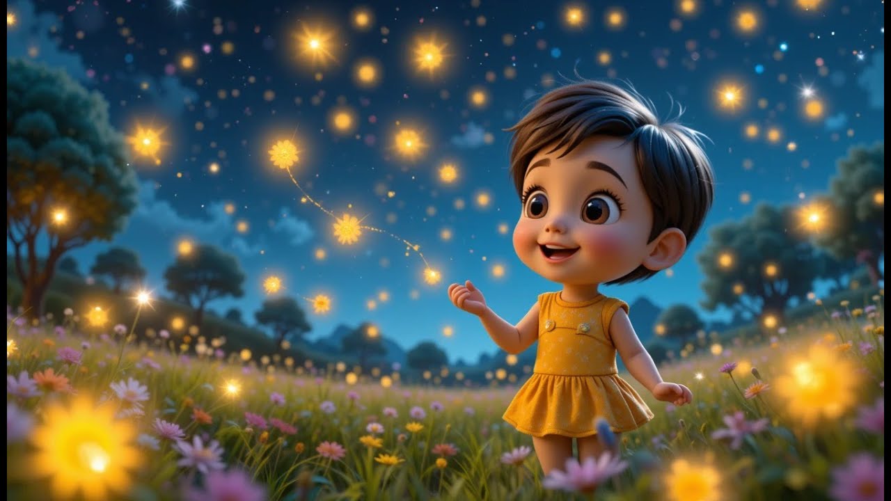 Let’s Chase the Firefly and Count the Stars Rhyme Song | Magical ...