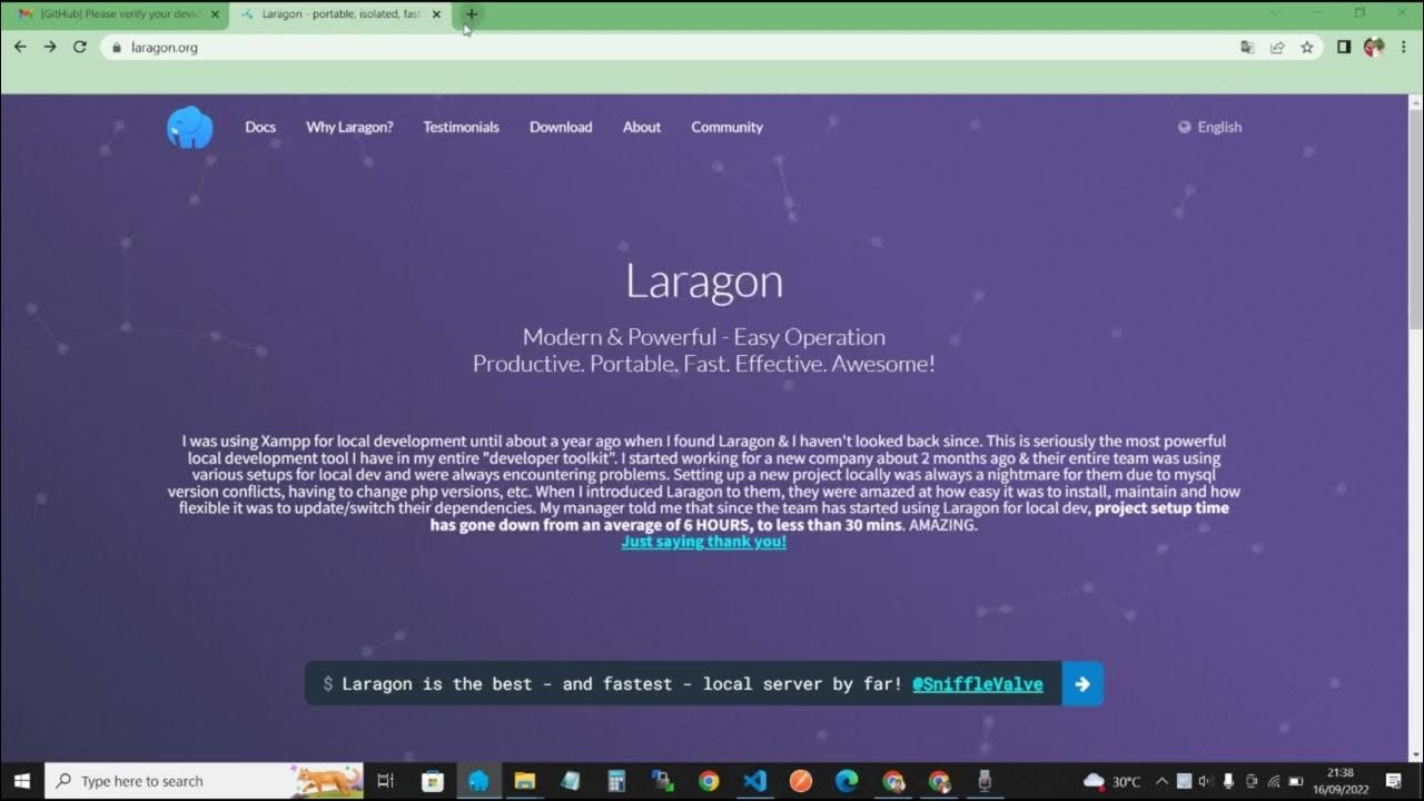 Nodejs & Laragon - YouTube