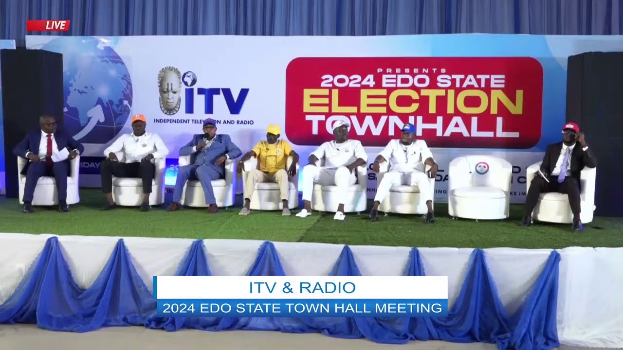 ITV & RADIO 2024 EDO STATE ELECTION TOWNHALL MEETING - YouTube