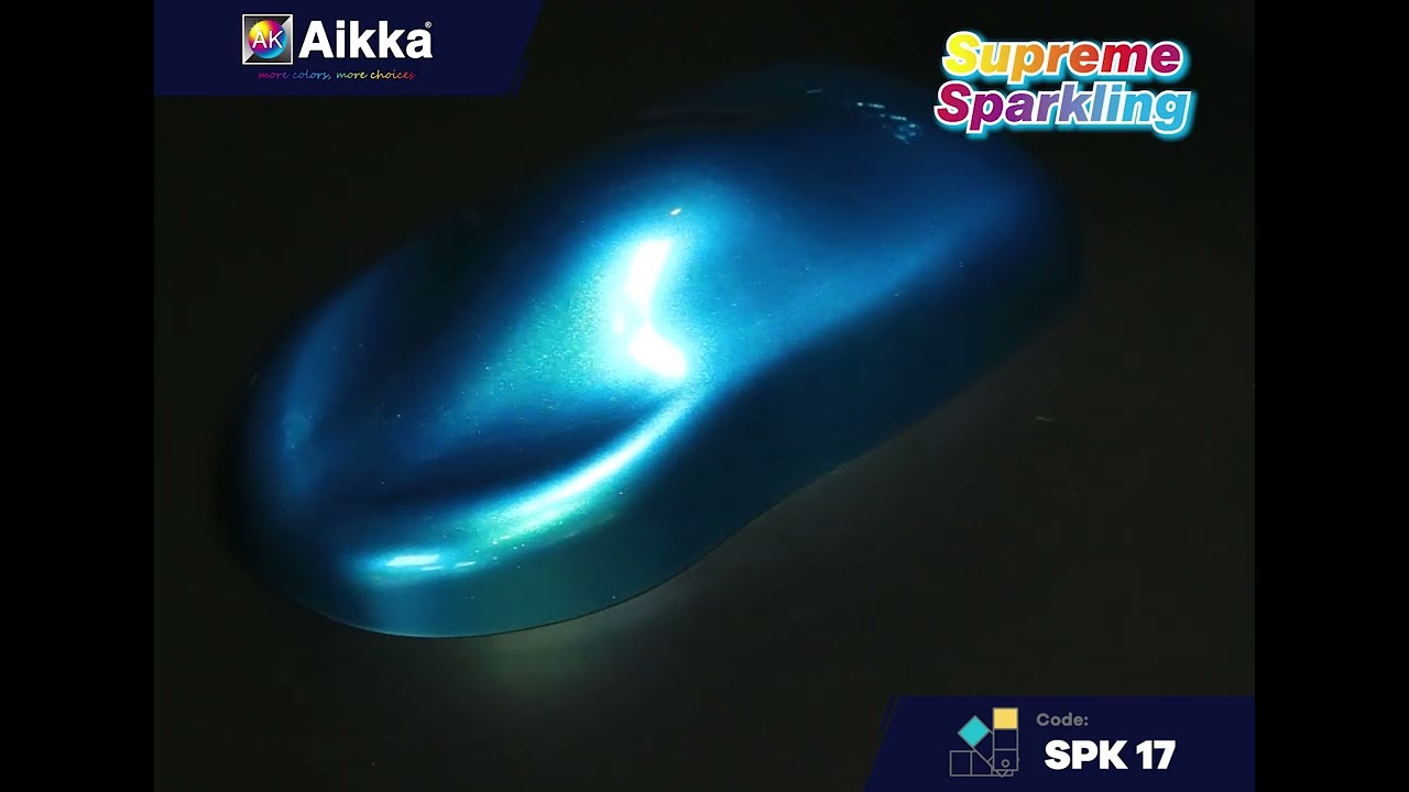 Aikka Paint SPK 17 Supreme Sparkling Colour Effect for Car Spray Painting. Colour Code : SPK 17 ...