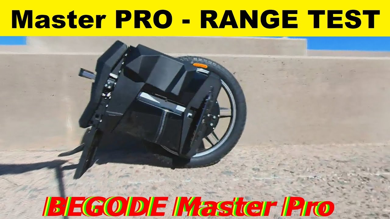 Begode Master PRO - RANGE Test - YouTube