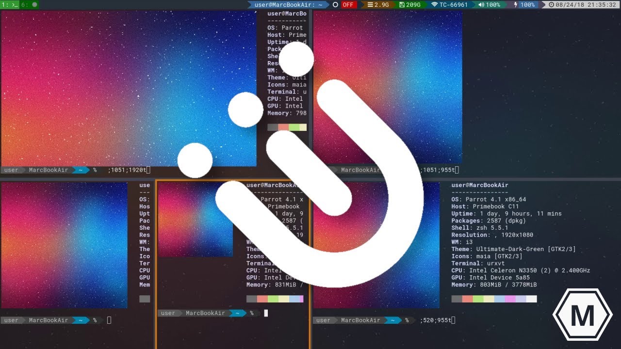 [Linux] i3 Window Manager: Grundlagen (deutsch) - YouTube
