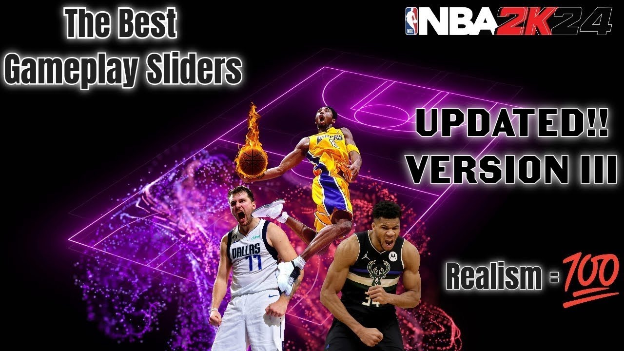 These are the Best GAMEPLAY Sliders for 2K24!! - YouTube