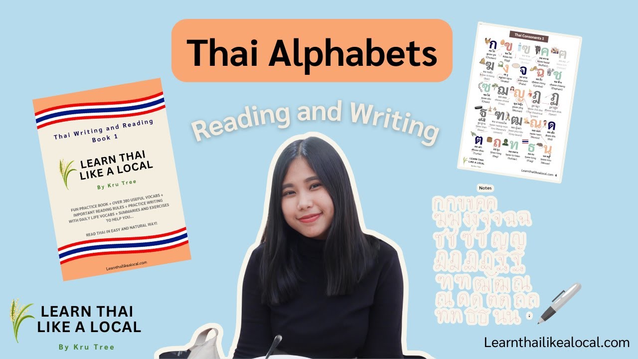 Thai alphabets and how to write it - YouTube