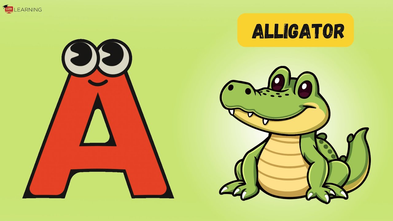 ABC Phonics Song for Kids 🐊🎻 | A to Z Animal & Object Learning with ...