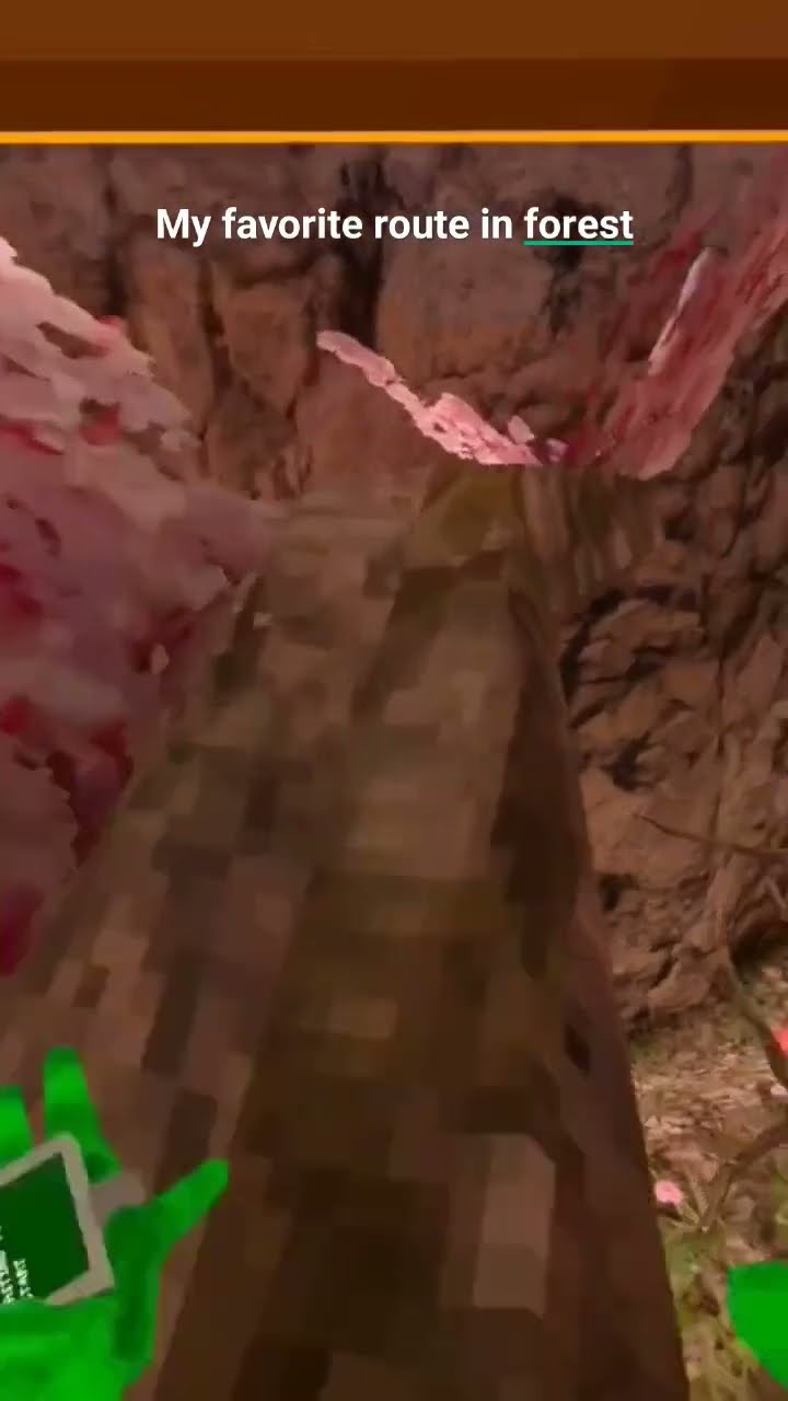 my favorite gorilla tag route in forest #gtag #gorrilatag #vr - YouTube