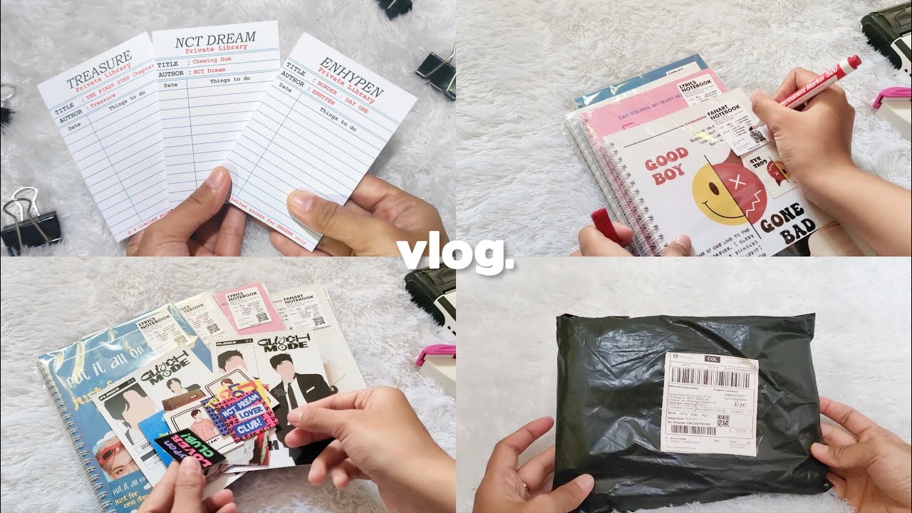 PACKING BIG ORDER PACKAGE, MAKING NEW NOTEPAD, UNBOXING RETURN PACKAGE ...