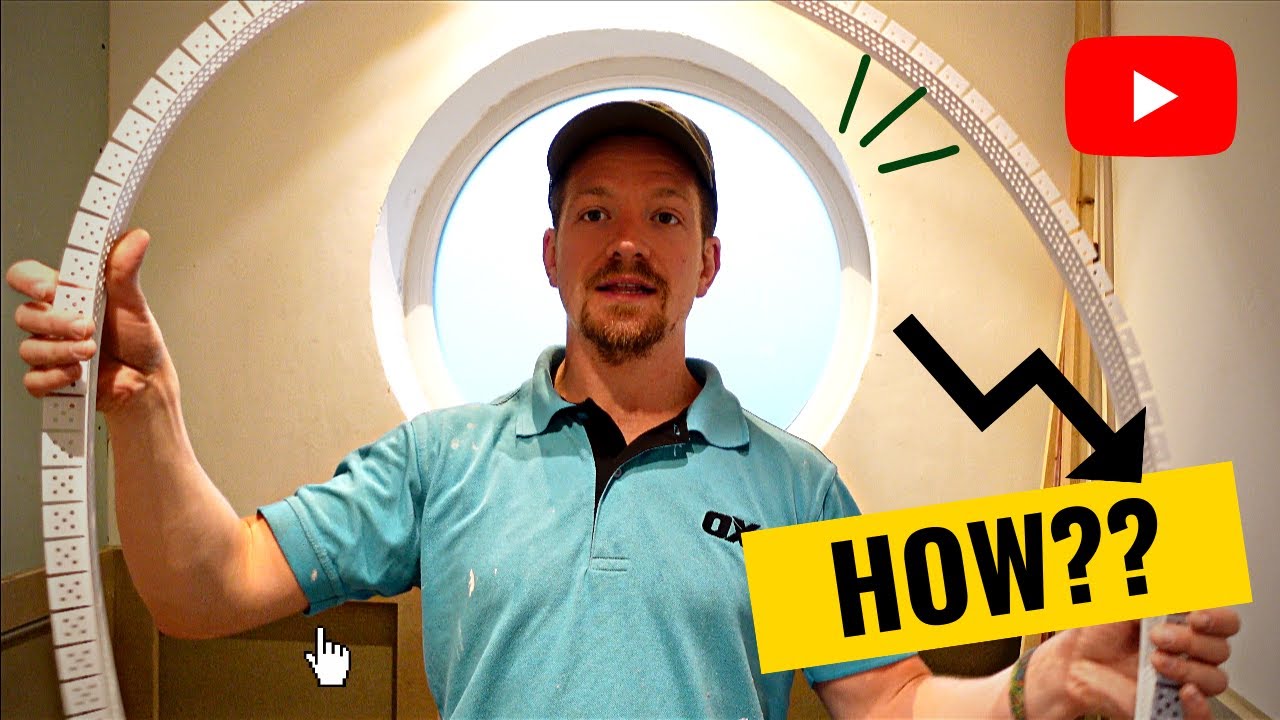 How do you plaster FULL- CIRCLE Windows??? Secret Method REVEALED ...