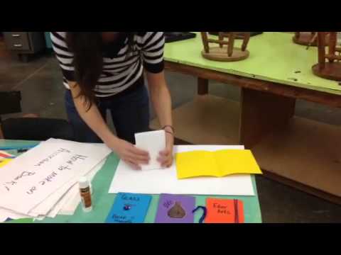 How to make an accordion book - YouTube