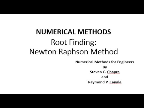 Root Finding: Newton Raphson Method | Numerical Methods - YouTube