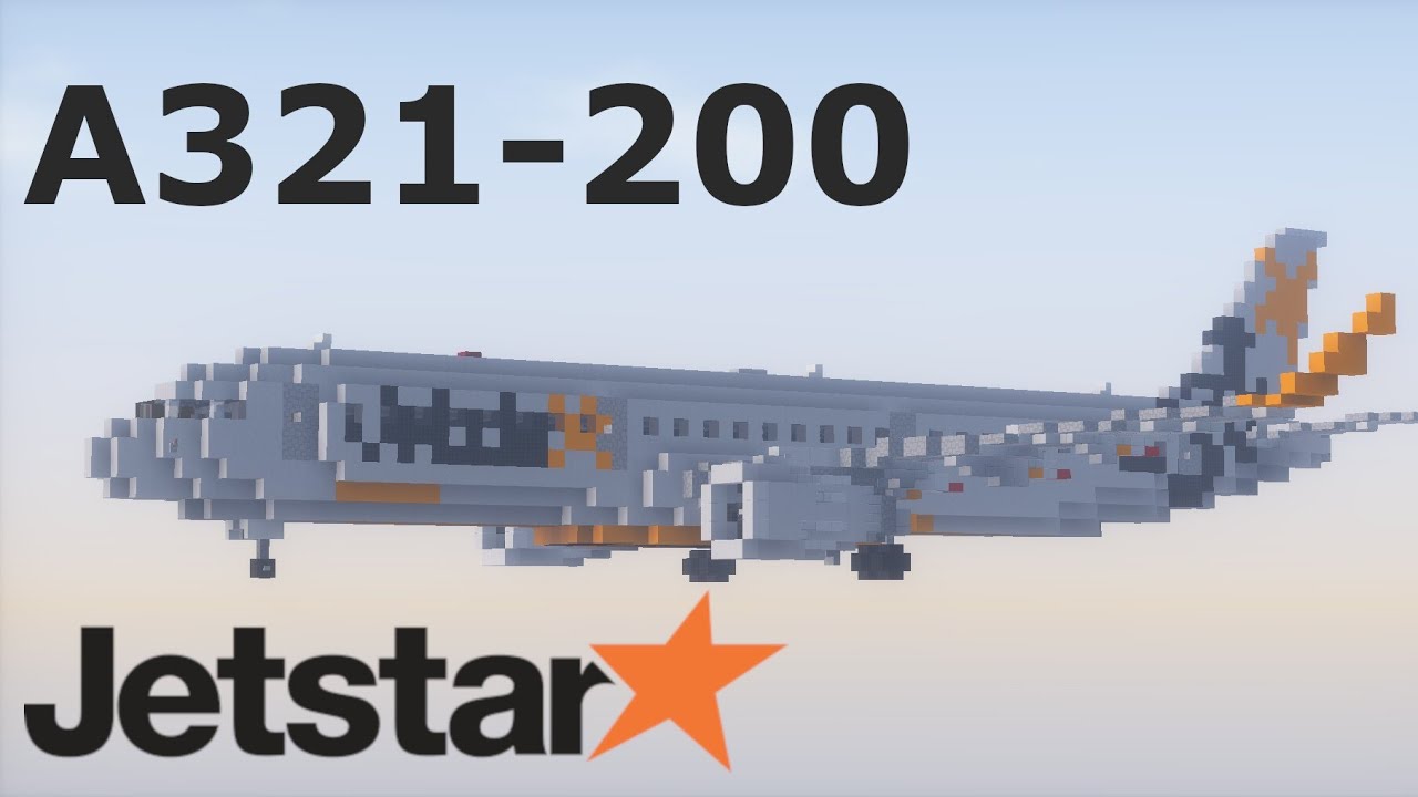 [2:1] JetStar Airbus A321 | Collaboration with Scout04 | Minecraft ...