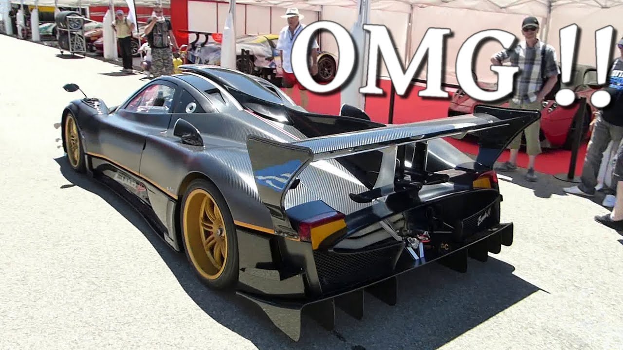 Pagani Zonda R EPIC SOUND ON TRACK and Details ! - YouTube