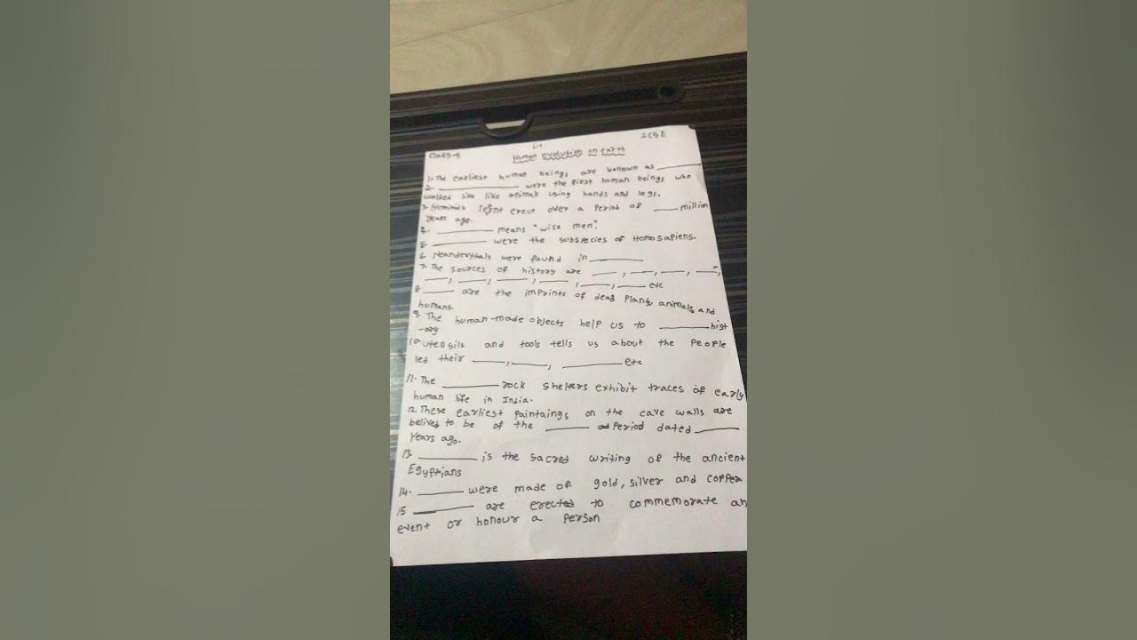 Quest On Social Lesson 1 Human Evolution On Earth For Class 5 ICSE quest-on-social-lesson-1-human-evolution-on-earth-for-class-5-icse