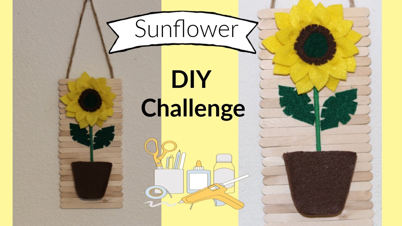 DIY Challenge - Beautiful Flowers / Home Decor /EJ - YouTube