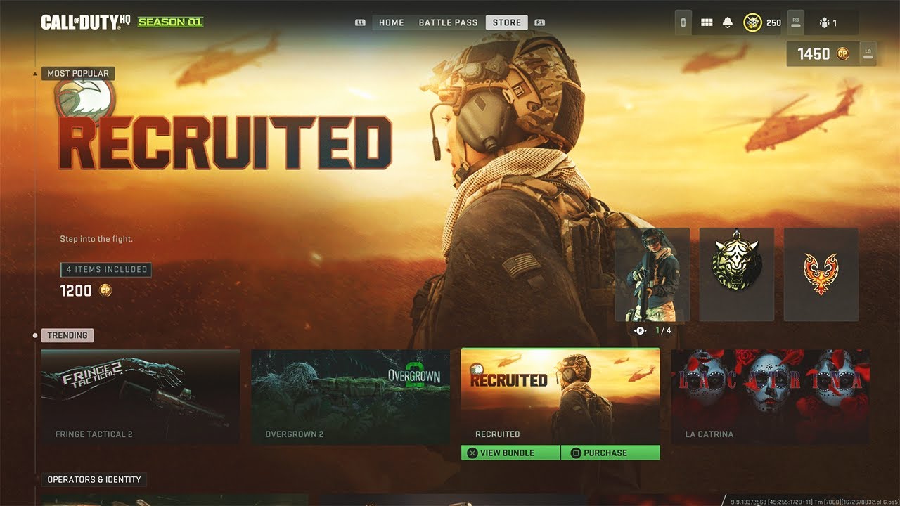 NEW "Recruited" Bundle In Modern Warfare 2 & Warzone 2.0! (Modern ...