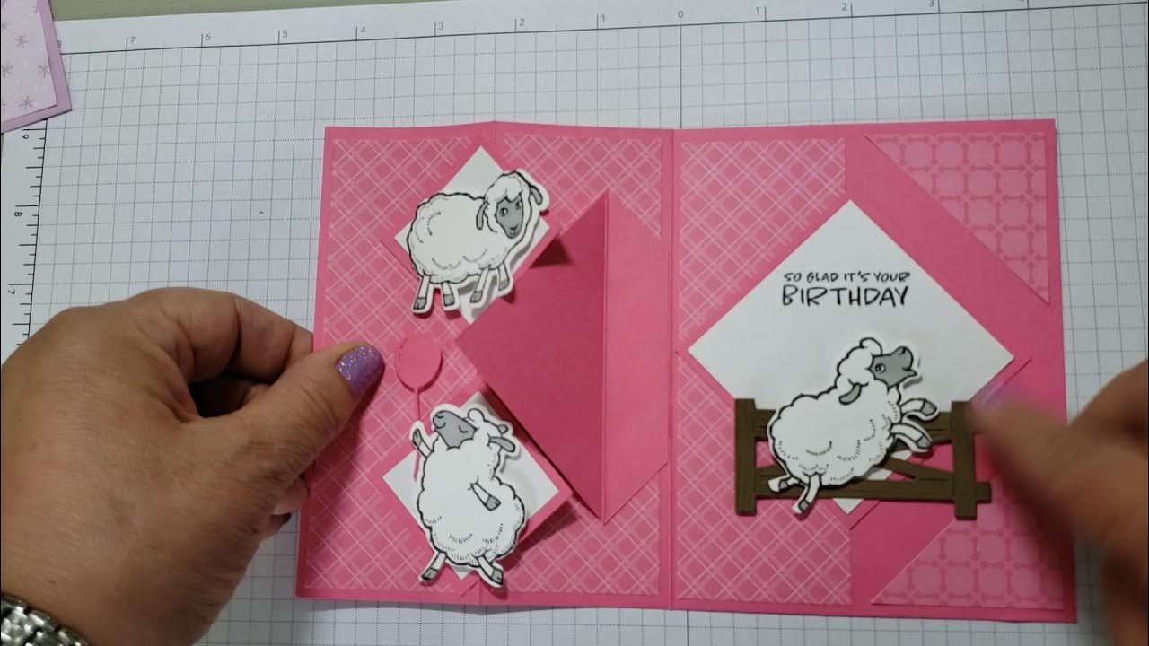 Fold Back Pop Up Card - YouTube