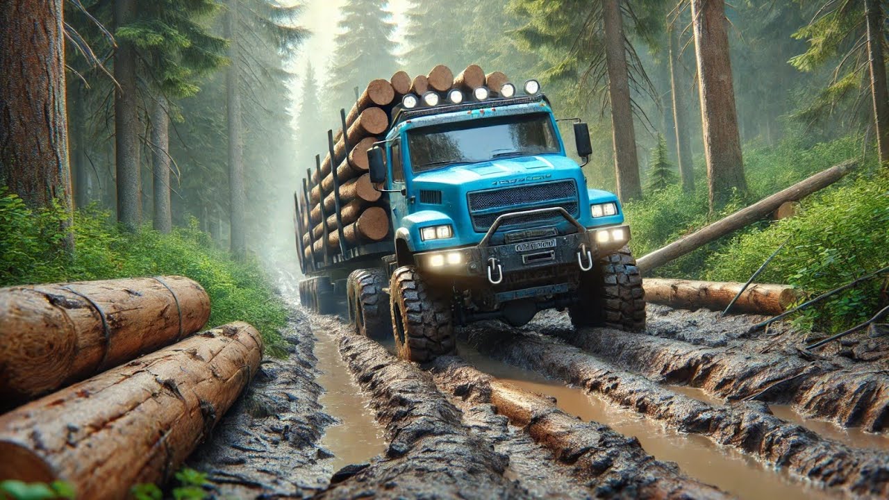 Extreme Biggest Logging Trucks in Action! World's Heavy Equipment ...