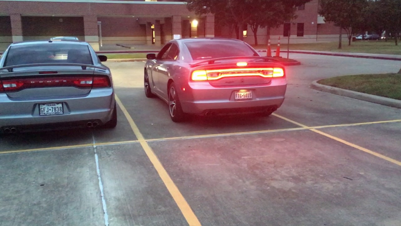 Exhaust notes of 7th gen 5.7 Hemi chargers - YouTube